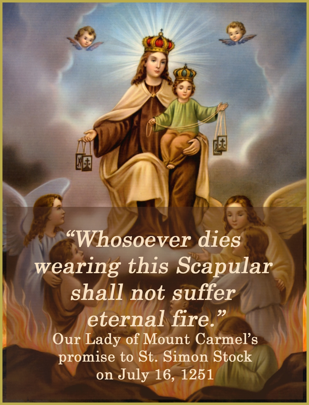 Feast of Our Lady of Mount Carmel - Saint Joseph Catholic Church